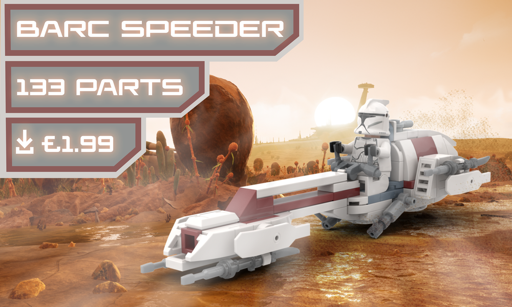 LEGO Star Wars BARC speeders are still too big, but there’s a solution ...