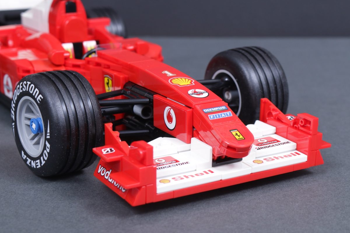 LEGO Icons 11375 Ferrari F2004 & Michael Schumacher review - Brick Fanatics