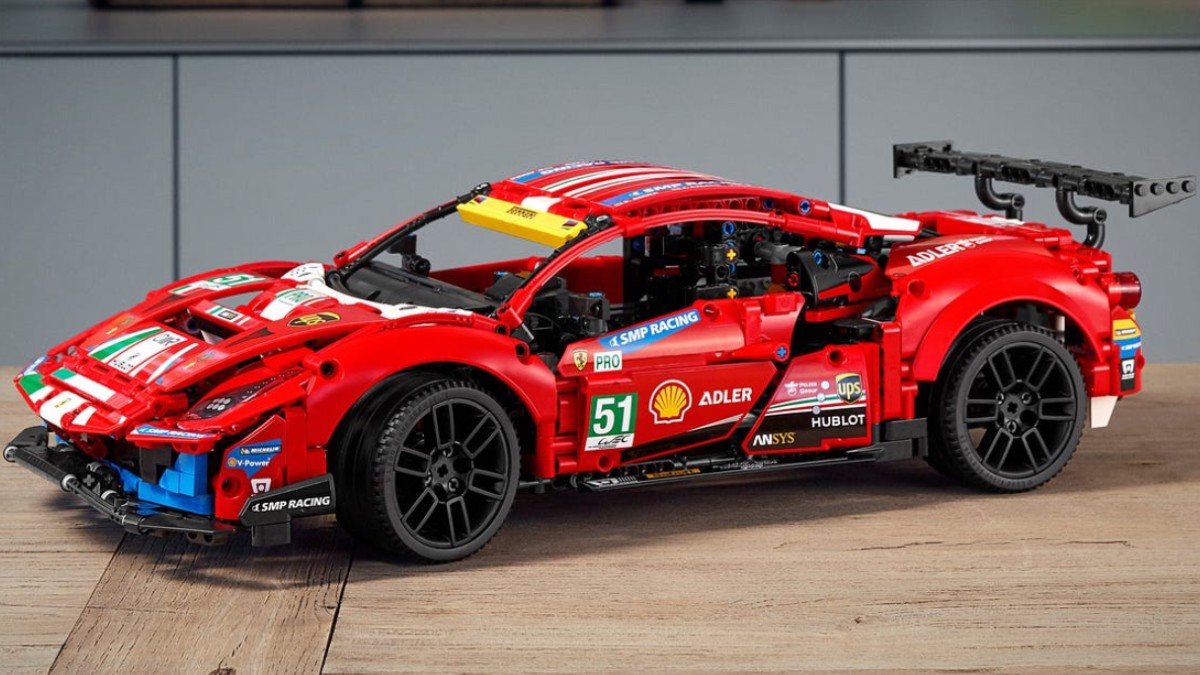 LEGO Technic 42125 Ferrari 488 GTE AF Corse #51 nearly half price at ...