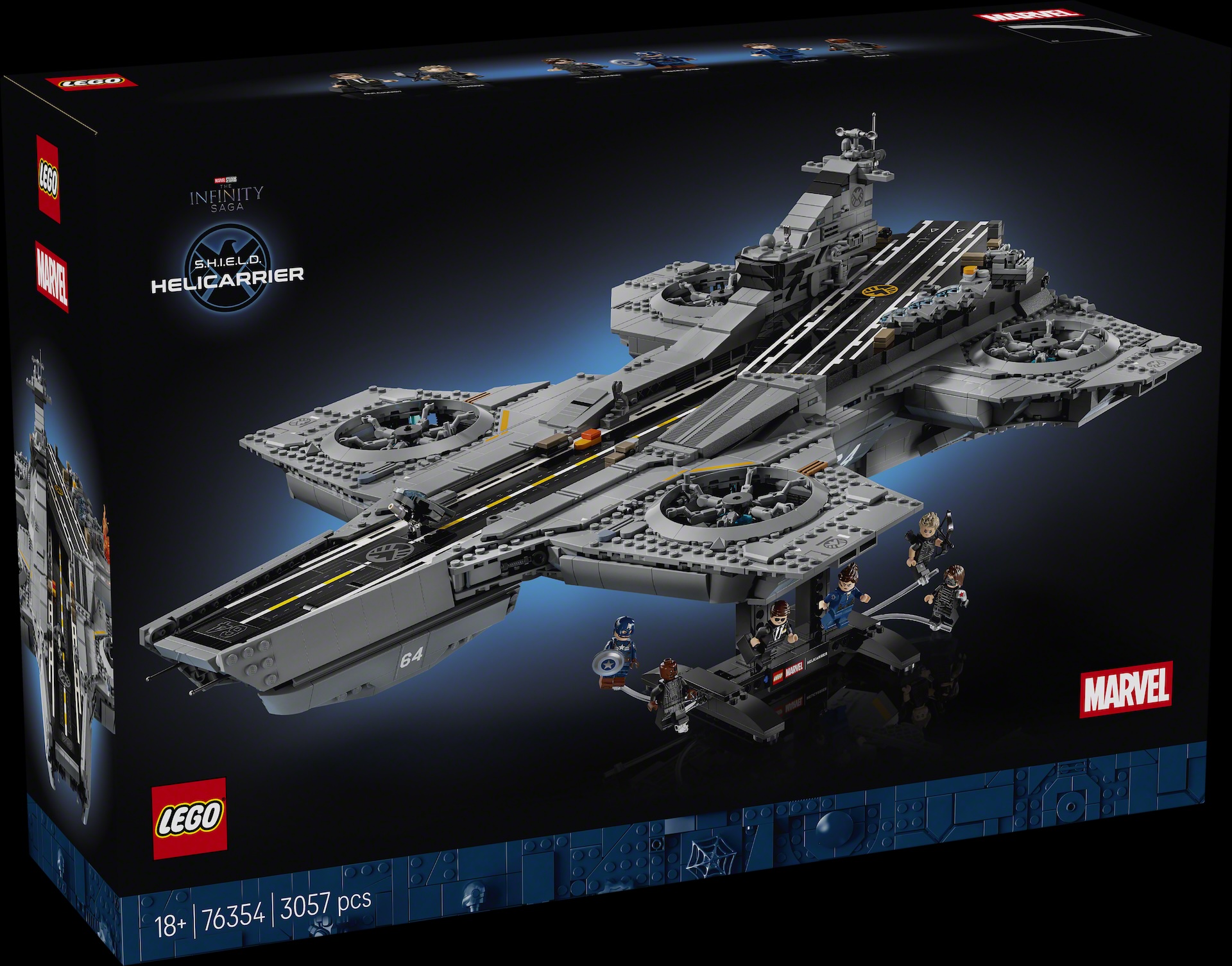 LEGO Marvel 76354 S.H.I.E.L.D. Helicarrier officially revealed - Brick ...