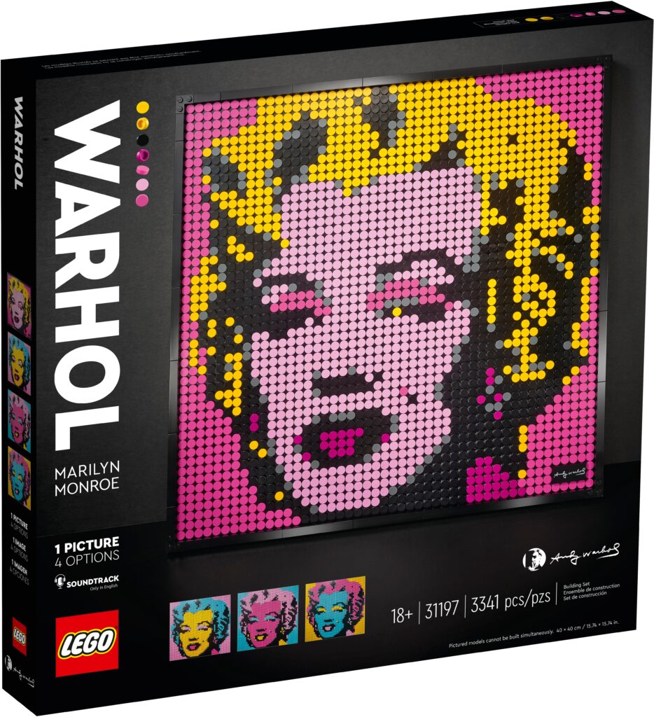 22% Zavvi LEGO discount on 31197 Andy Warhol’s Marilyn Monroe - Brick ...