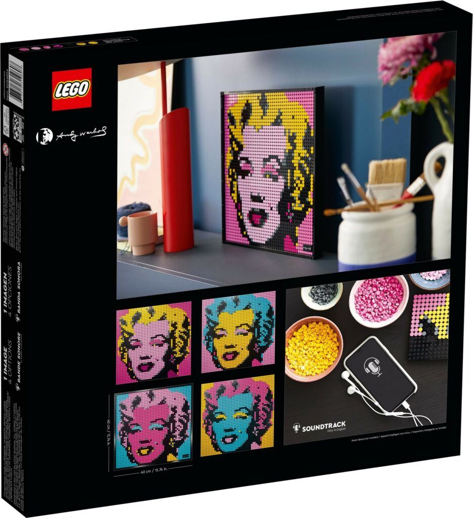 22% Zavvi LEGO discount on 31197 Andy Warhol’s Marilyn Monroe - Brick ...