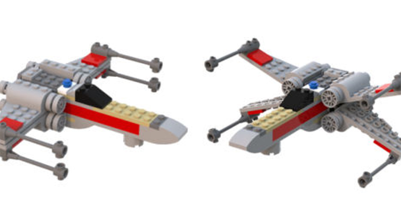 LEGO Star Wars giant X-wing Starfighter build instructions - Brick Fanatics