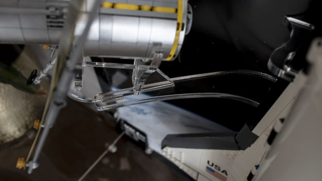 LEGO NASA Space Shuttle wall-mounted display case review