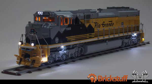 LEGO Union Pacific Trains by Bricksonwheels