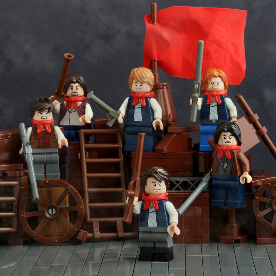 Iconic theatre scenes in LEGO