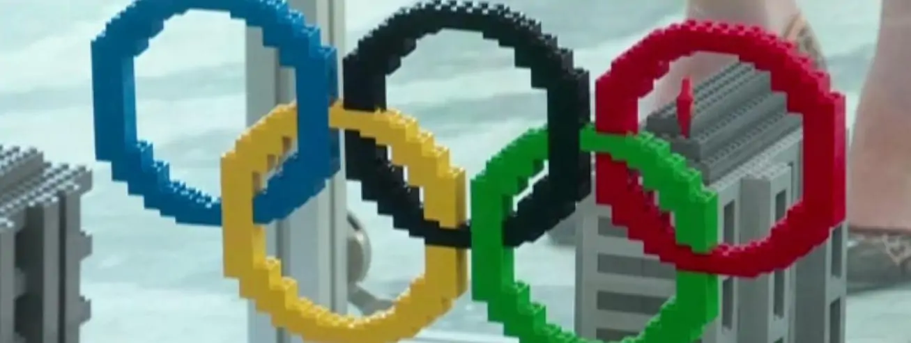 Rio 2016 Olympic Village reproduced in LEGO bricks