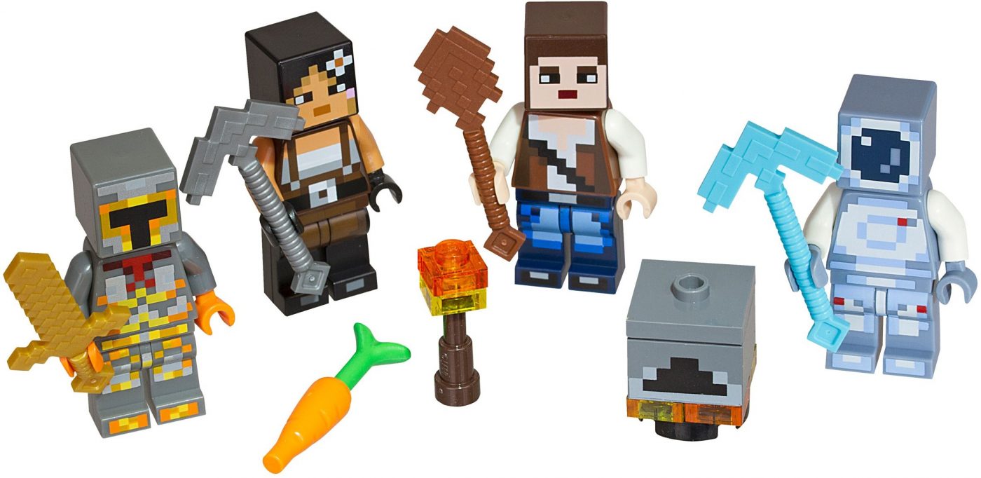Official LEGO Minecraft Skin Pack images discovered