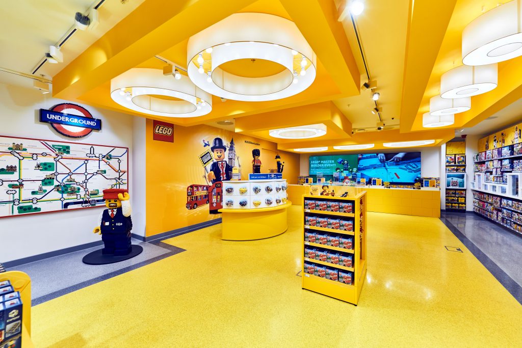 Inside the London LEGO Store
