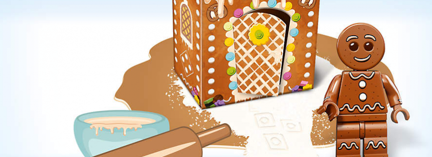 Free Gingerbread Man minifigure at LEGO shop online