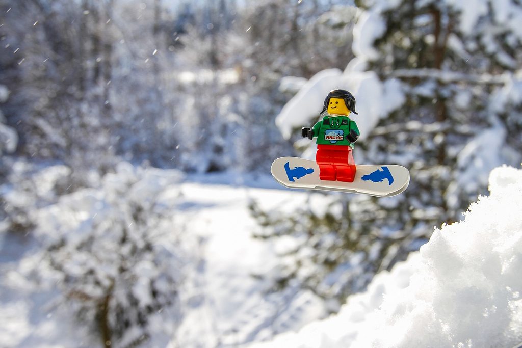 Brick Pic of the Day: Snow time for funny business