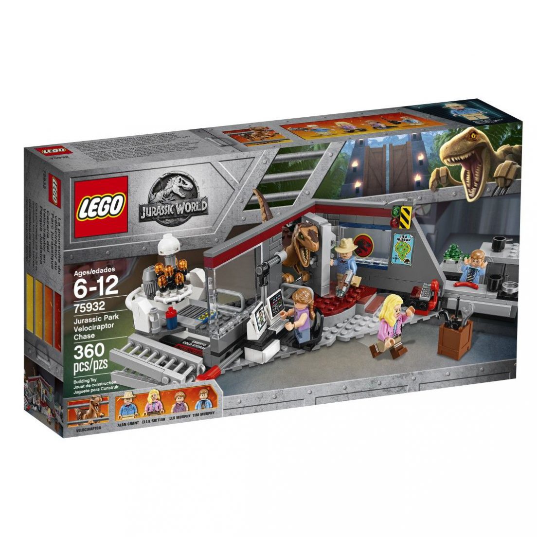 LEGO Jurassic Park 75932 Velociraptor Chase revealed