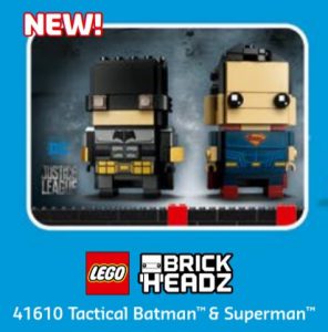 LEGO BrickHeadz 41610 Tactical Batman & Superman revealed