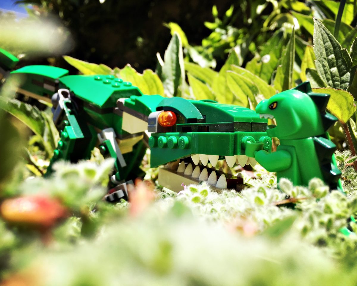 Brick Pic of the Day: Lizard pals