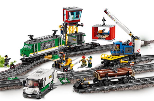 First image of new 2022 LEGO CITY 60336 Freight Train set