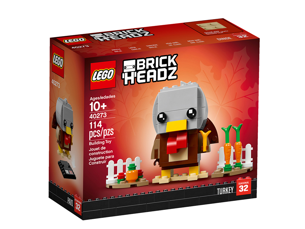 LEGO BrickHeadz Christmas and Thanksgiving sets get official images
