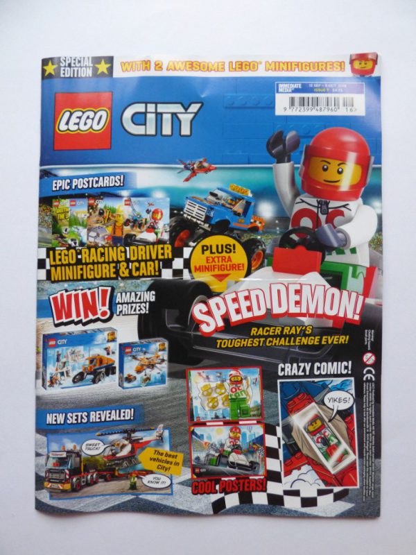 LEGO City magazine Issue 7 comes with two mini LEGO sets