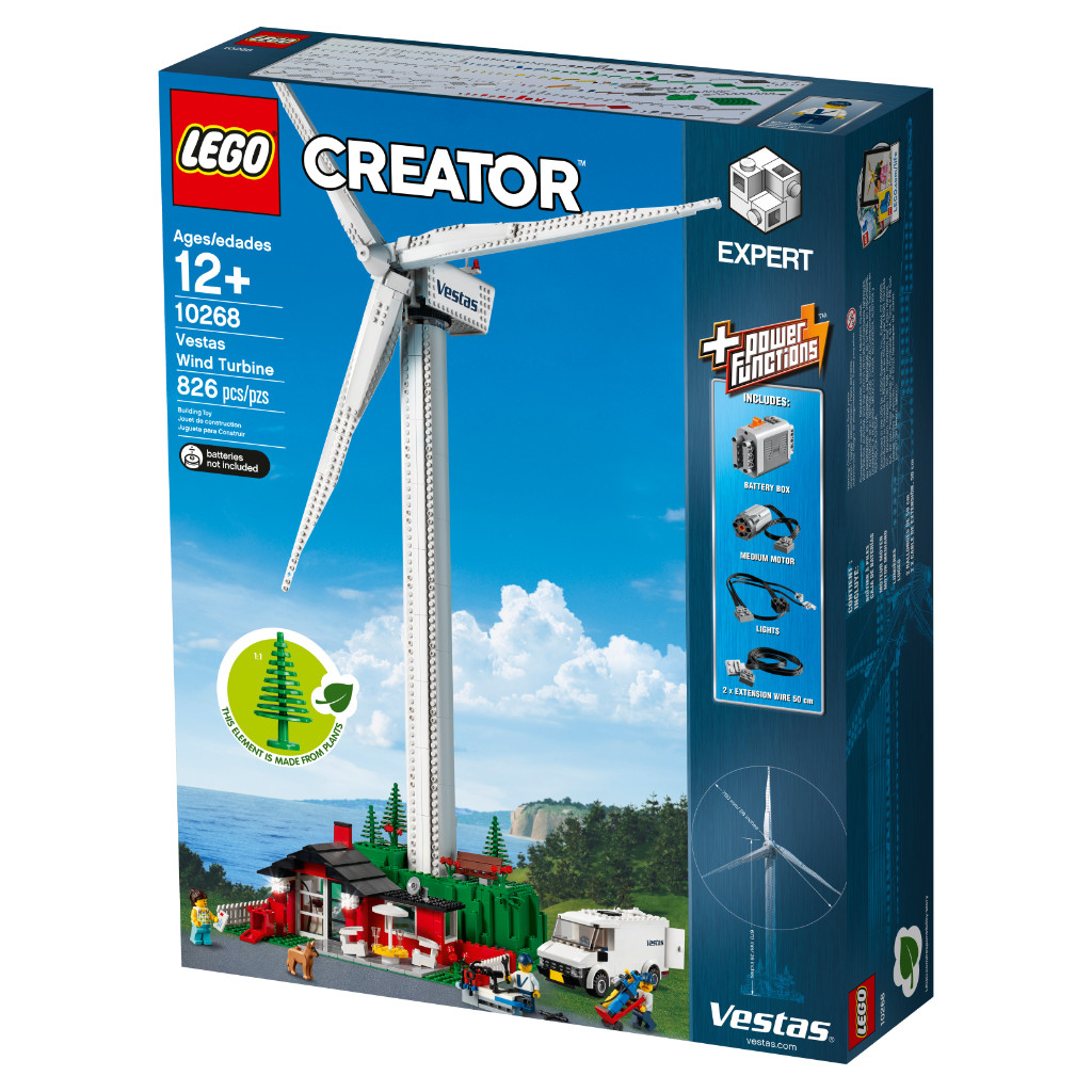 LEGO Creator Expert 10268 Vestas Wind Turbine officially announced