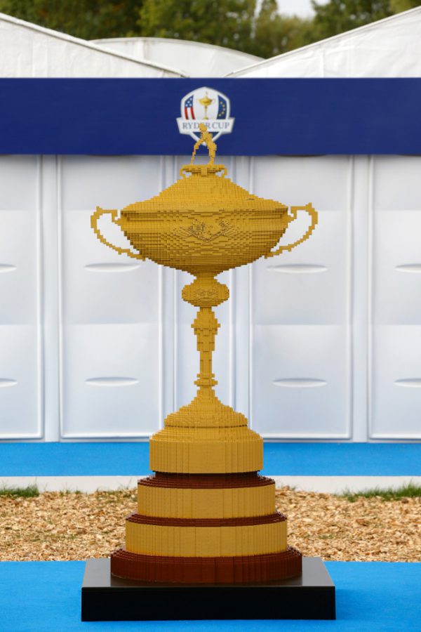 The LEGO Group celebrates the Ryder Cup with replica trophy