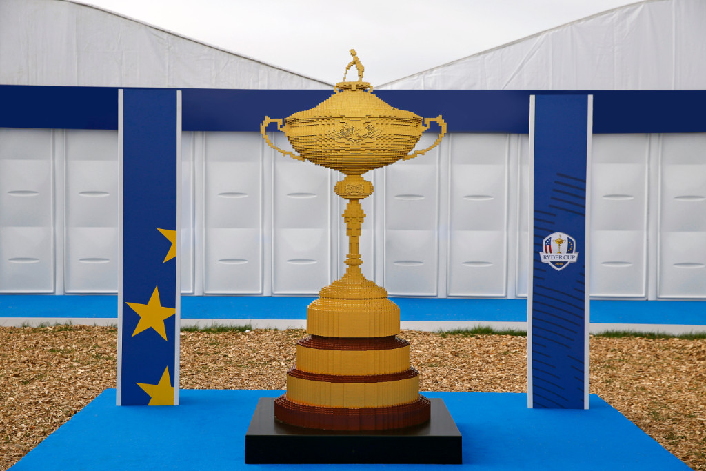 The LEGO Group celebrates the Ryder Cup with replica trophy