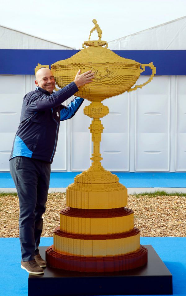 The LEGO Group celebrates the Ryder Cup with replica trophy