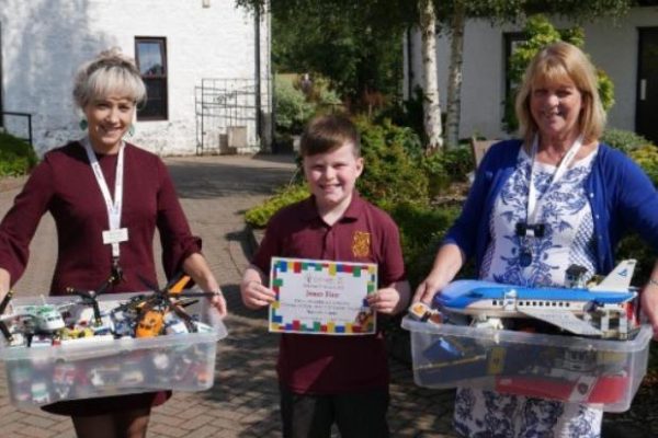 Young LEGO fan donates his collection to local hospice