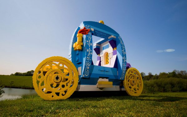 LEGO Disney Princess carriage big build tours Tesco stores