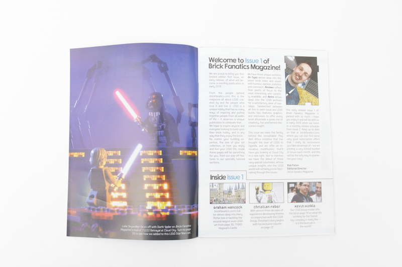 Brick Fanatics Magazine Issue 1 first look