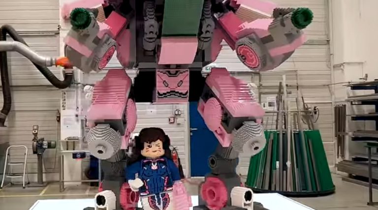 Giant LEGO Overwatch D.Va build revealed