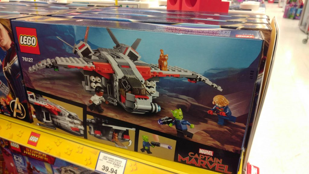 LEGO Marvel 76127 Captain Marvel and the Skrull Attack found in Canada
