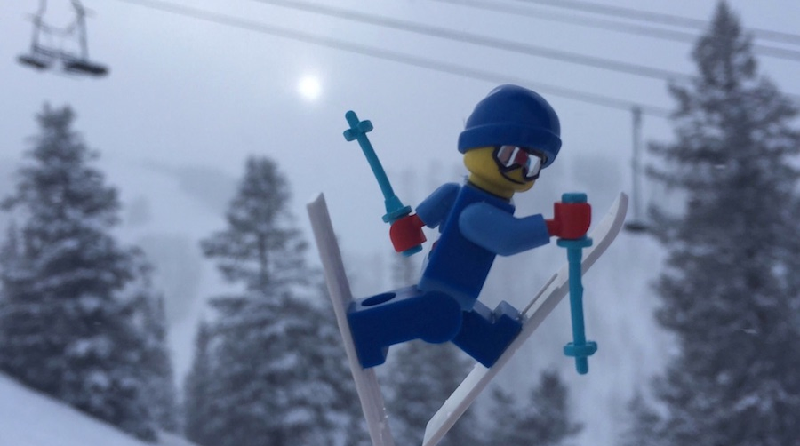 LEGO Skier Bro helps promote outdoor equipment retailer