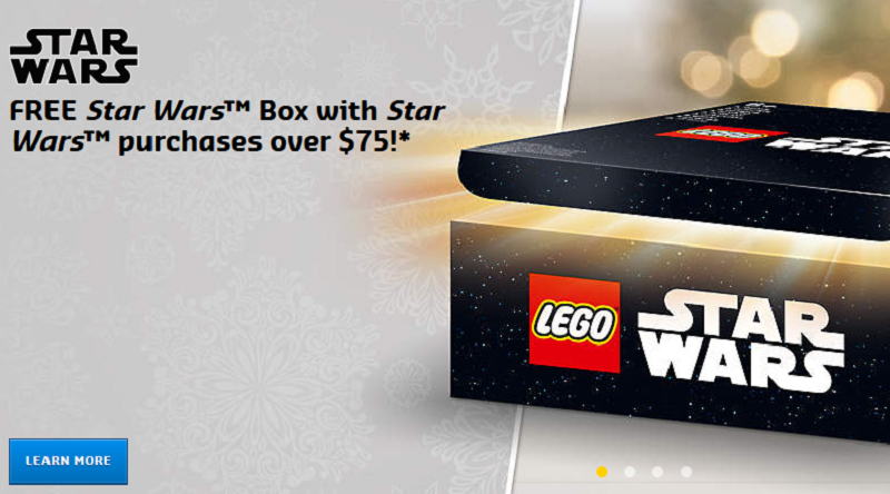 Free LEGO Star Wars Surprise Box with qualifying orders in the USA