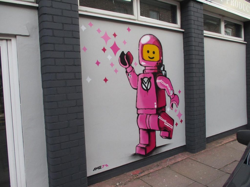LEGO street art arrives in Carlisle