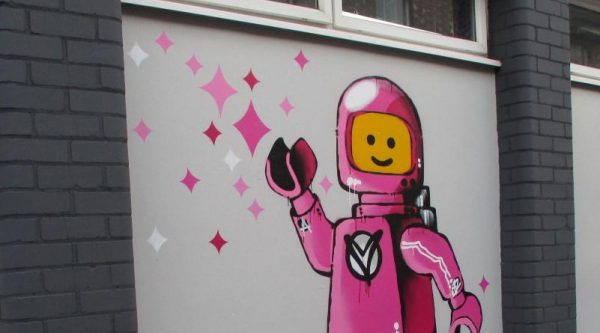 LEGO street art arrives in Carlisle