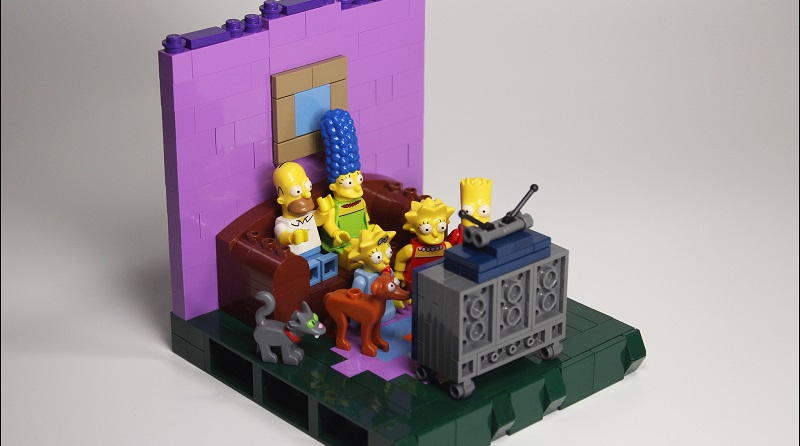 Brick Pic of the Day: The Simpsons - Brick Fanatics