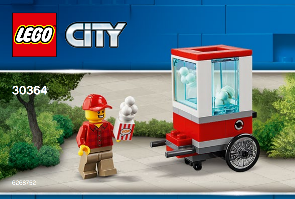 LEGO City 30363 Jet-Ski and 30364 Popcorn Cart revealed