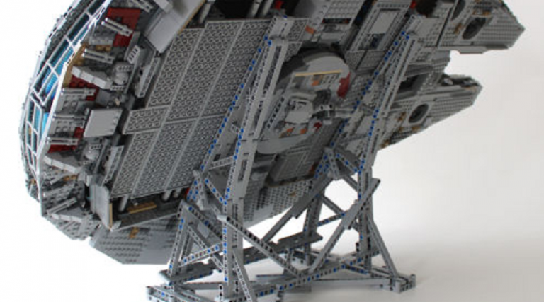 LEGO Star Wars 75192 Millennium Falcon buildable display stand