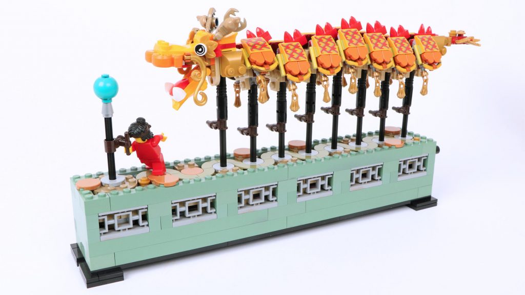 Designing LEGO 80102 Dragon Dance in pictures