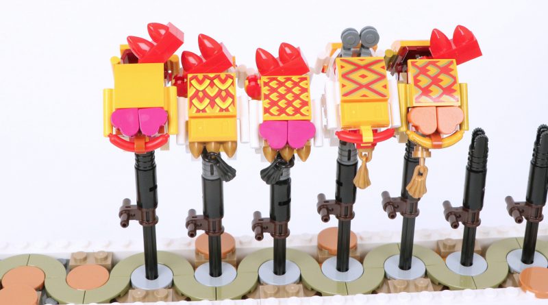 Designing LEGO 80102 Dragon Dance in pictures