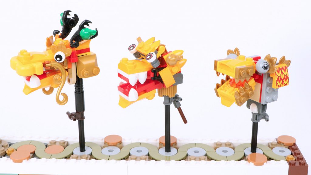 Designing LEGO 80102 Dragon Dance in pictures