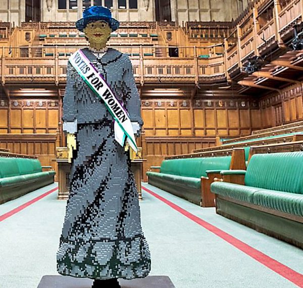Life-sized LEGO suffragette statue coming to Lancashire - Brick Fanatics
