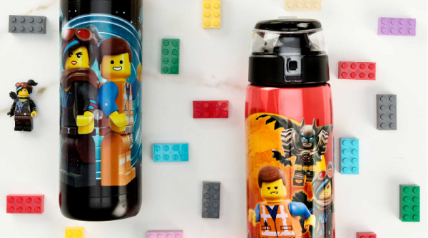 New The LEGO Movie 2 water bottles designed to keep builders hydrated