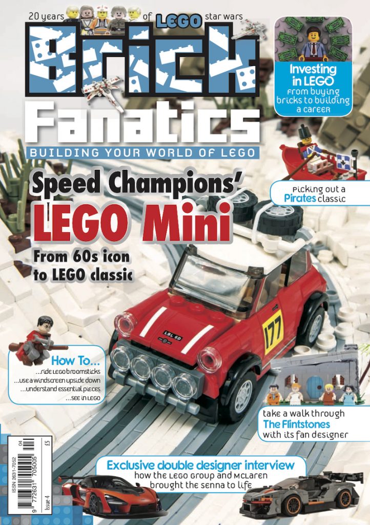 Brick Fanatics Magazine Issue 4 cover in LEGO Store