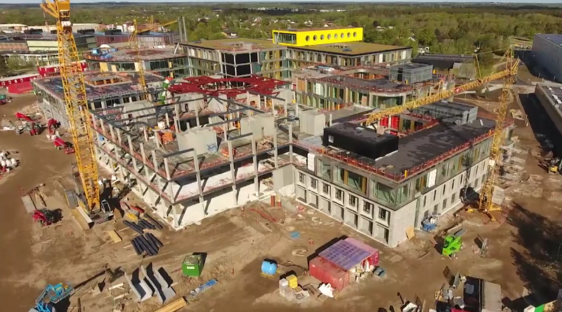 The new LEGO campus from above