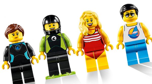 LEGO City 40344 Minifigure Pack has a summer holiday theme