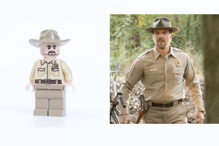 LEGO Stranger Things 75810 The Upside Down minifigure spotlight