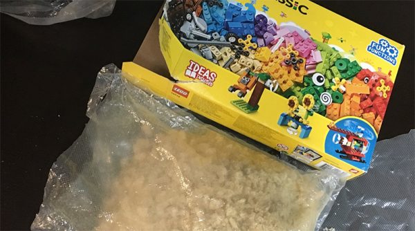 LEGO box disguises $40,000 of methamphetamine