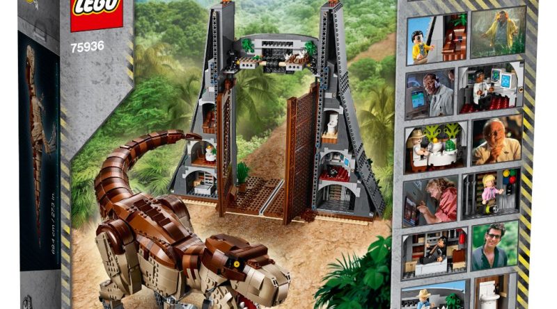 LEGO Jurassic World 75936 Jurassic Park: T. rex Rampage officially ...