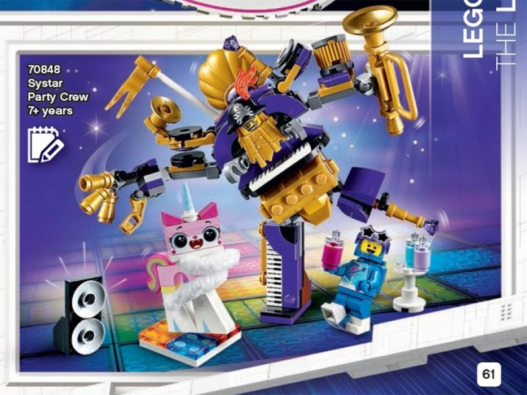 The LEGO Movie 2 70848 Systar Party Crew revealed