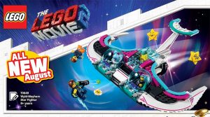 The LEGO Movie 2 70849 Wyld-Mayhem Star Fighter revealed